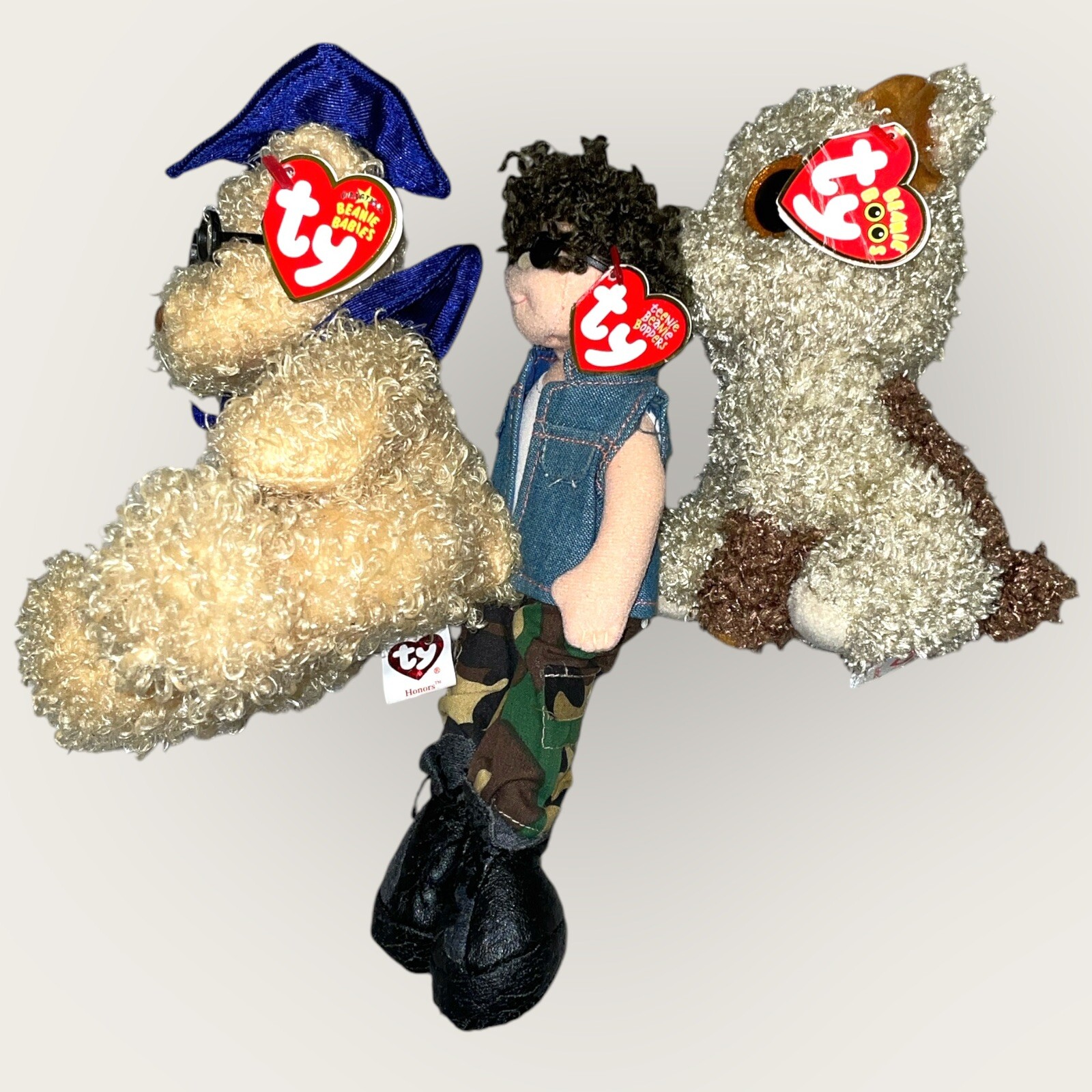 Ty Beanie Babies Rootbeer Chili’s Charlie and Graduation Lot of 3 ...