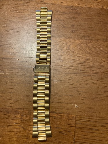 SEIKO 22MM REPLACEMENT MENS GOLD TONE STAINLESS WATCH BAND 5.5" Long | eBay