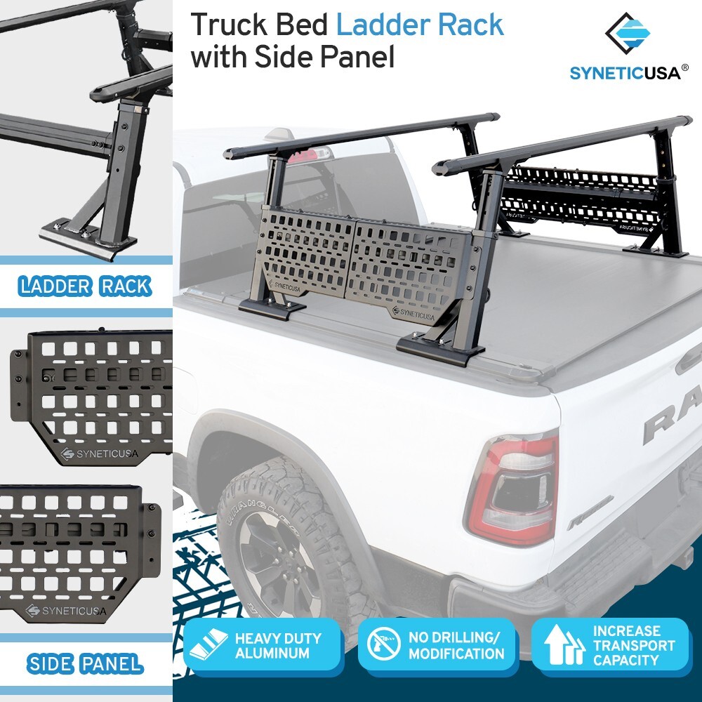 FOR Colorado 2014-2025 5ft bed Retractable Hard Tonneau Cover w/Rack ...