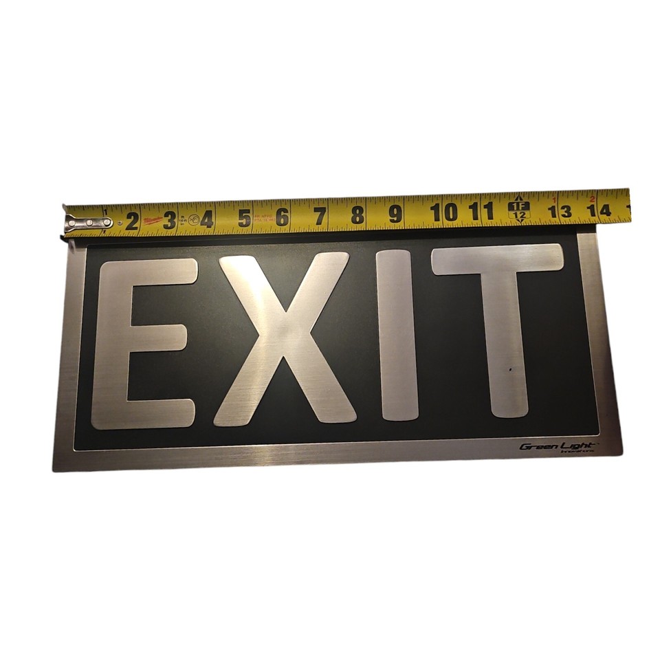 Plastic EXIT Sign Door Signs Store Office Shop Safety Adhesive Back | eBay