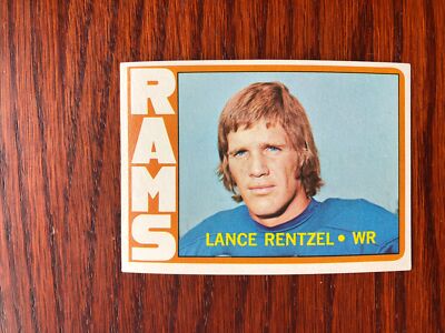 1972 Topps Lance Rentzel #81 Rams | eBay