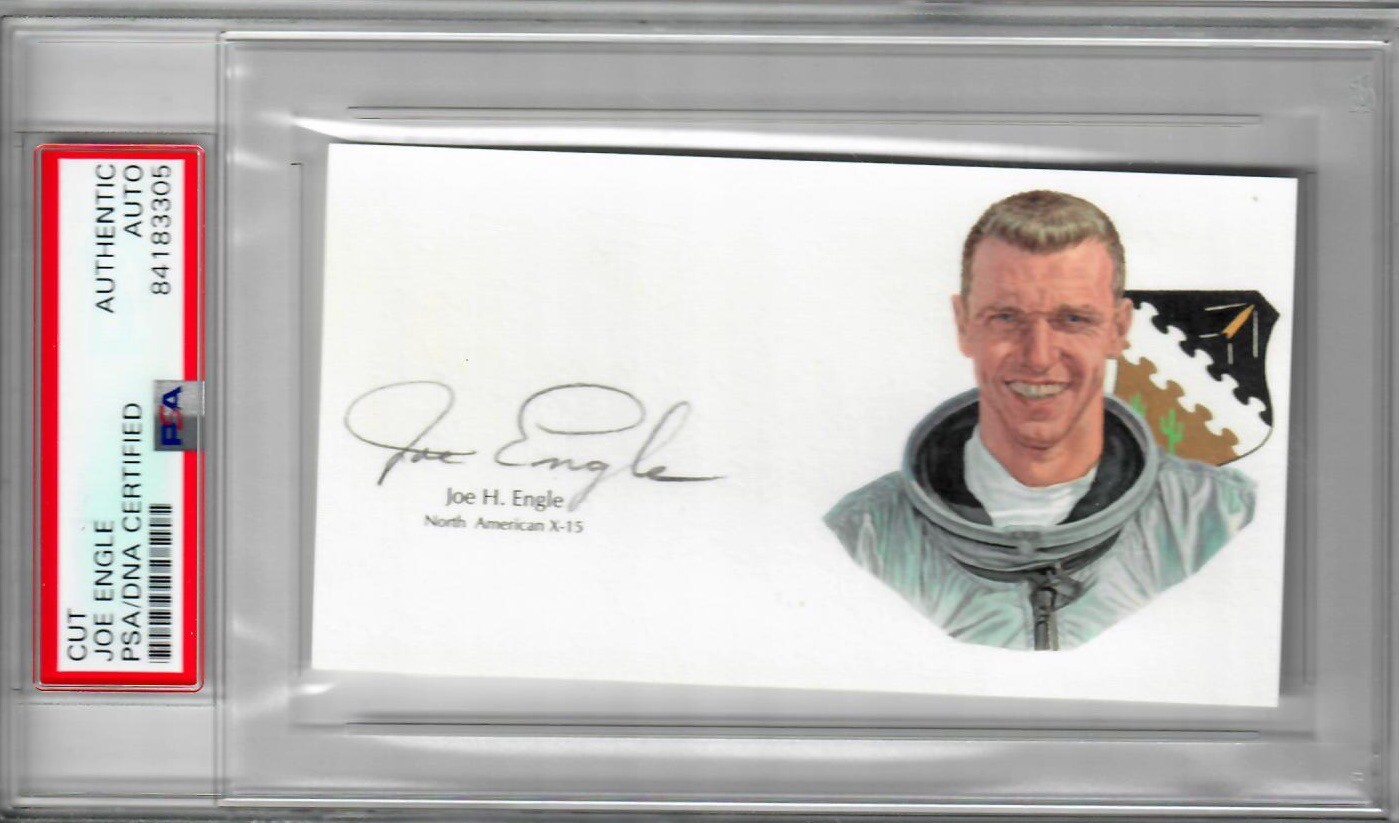 JOE ENGLE SIGNED CUT SIGNATURE PSA DNA STS-2, STS-51-I DISCOVERY | eBay
