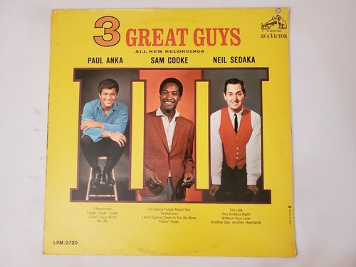 Paul Anka, Sam Cooke, Neil Sedaka - 3 Great Guys (Vinyl Record LP) | eBay