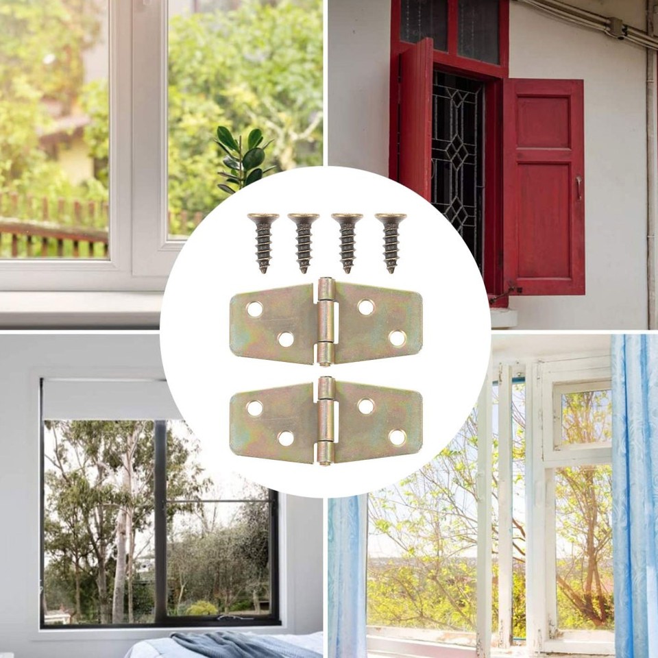 10 Sets Durable Wooden Box Hinges Drawing Board Hinges Crafts Box ...