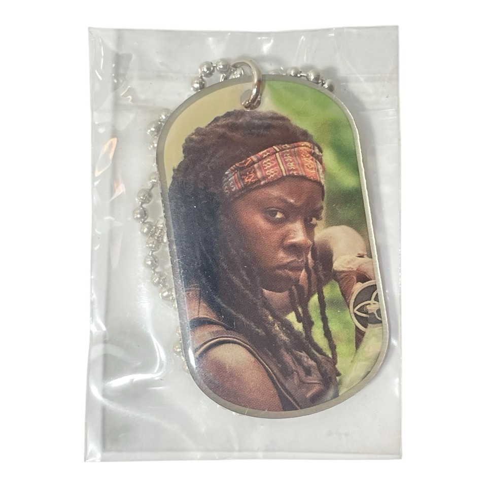 Lot of 8 AMC Walking Dead Dog Tag Chain Carabiner D-Ring Clip New In ...