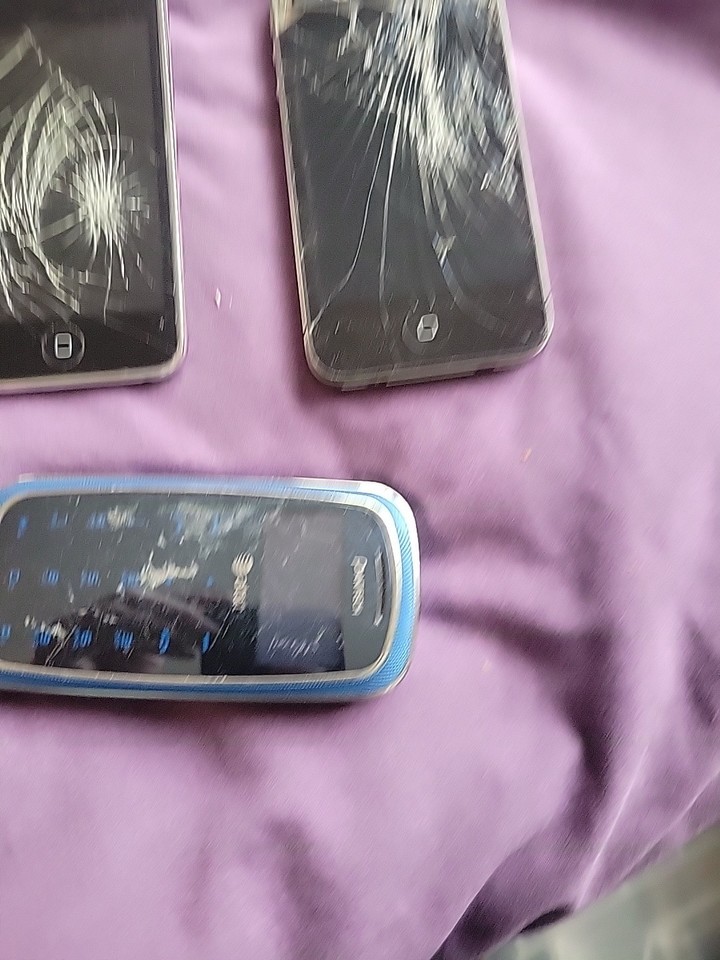 Collection of Four Old Phones, Iphones, Motorola AS IS for Parts | eBay