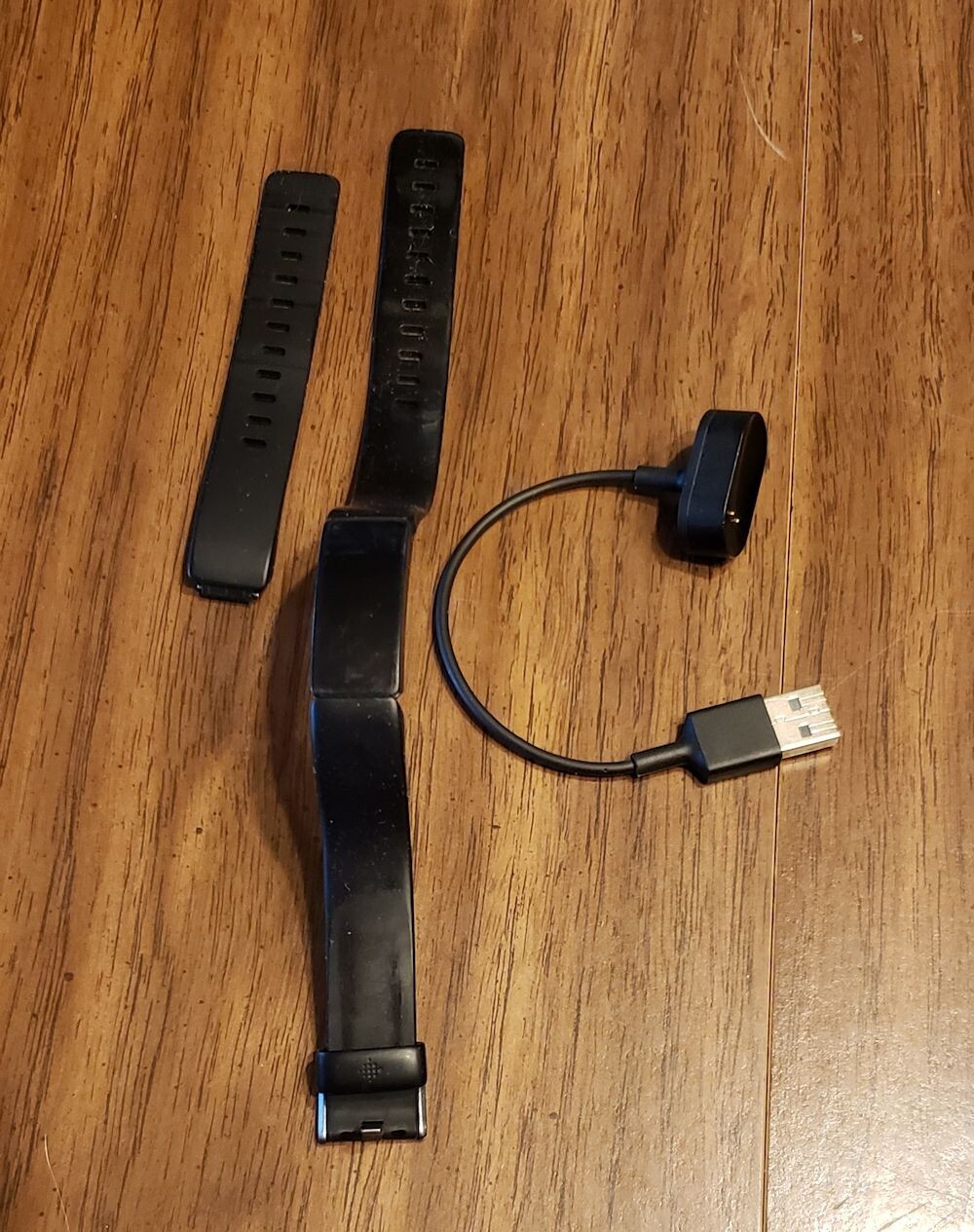 Fitbit Inspire HR Fitness Tracker, Black, preowned, extra band, charger ...