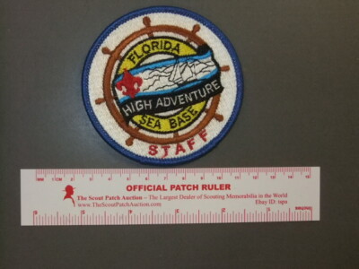 Boy Scout Florida Sea Base STAFF Patch 2310W | eBay