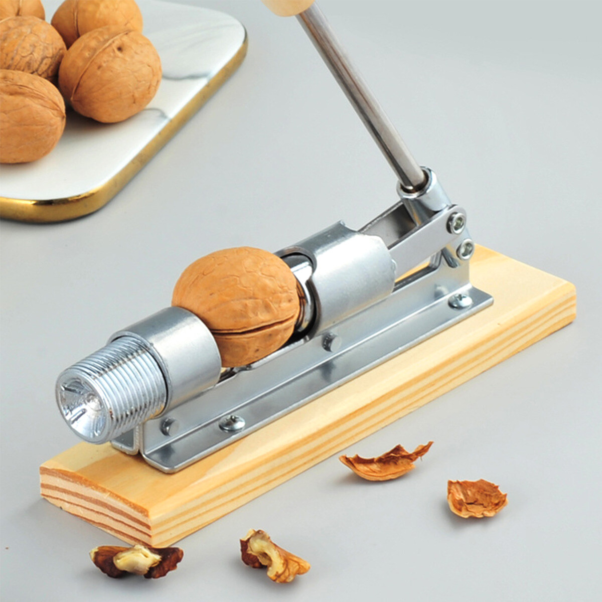 Pecan Nut Cracker Tool for Easy Cracking Heavy Duty Nut Sheller with ...