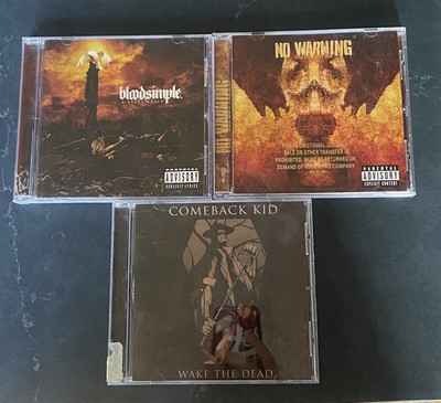 LOT OF 3 CDs 2000s Hardcore Punk Rock Metal RARE PROMO Comeback Kid No ...