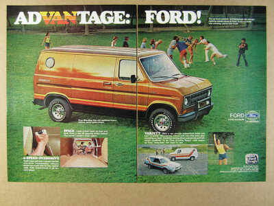 1978 Ford Econoline 150 Free-Wheeling Van vintage print Ad | eBay