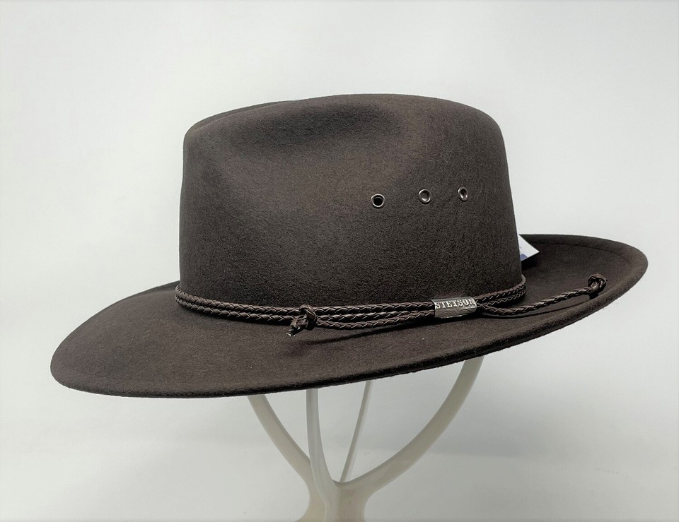 STETSON CROSSOVER WOOL FELT COWBOY/FEDORA HAT | eBay