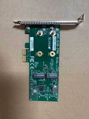 Supermicro AOC-SLG2-2TM2 2xSATA M.2 + 2xSATA RAID adapter, HF,RoHS High ...