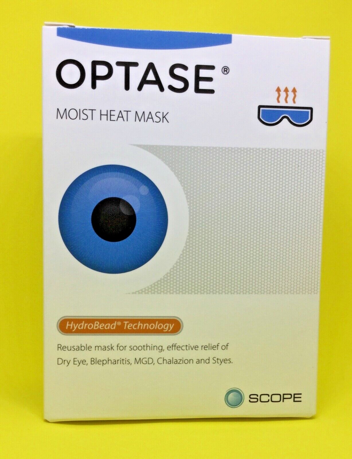 DRY EYE HOT HEAT eye mask optase By Scope for Blepharitis | eBay UK