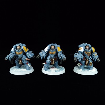 Warhammer 40k Space Wolves Aggressors Painted Space Marines Games ...