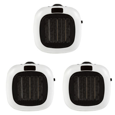 Beldray Mini Wall Plug-In Heater Set of 3 Small Electric Heaters ...
