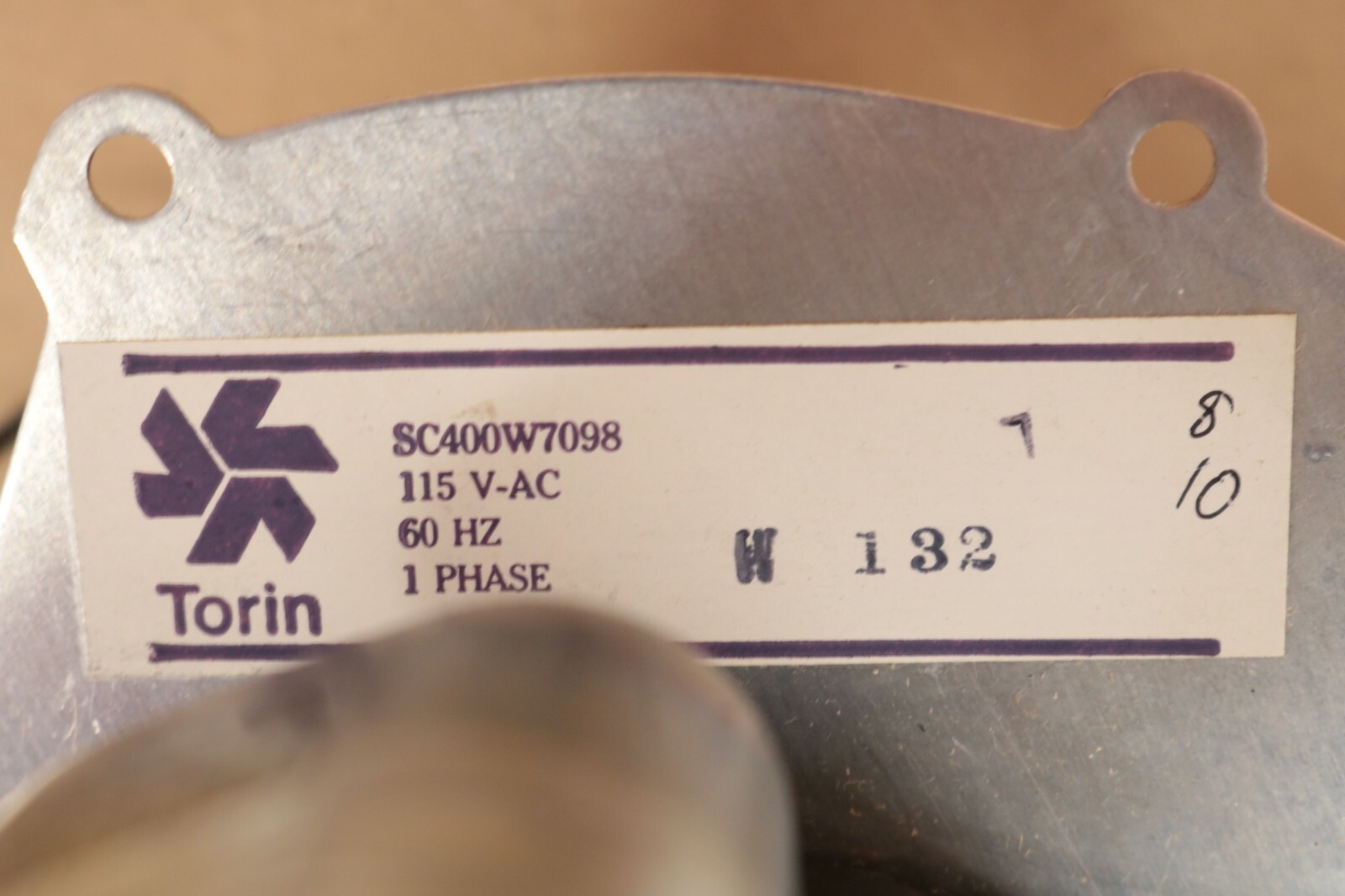 Torin Ventilation Fan Blower Motor AC Or Heat 02608-60077 3000 RPM 115V ...