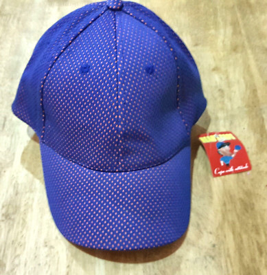 NWT Orange Cap with Blue Netted Fabric over Orange for Cool Effect ...