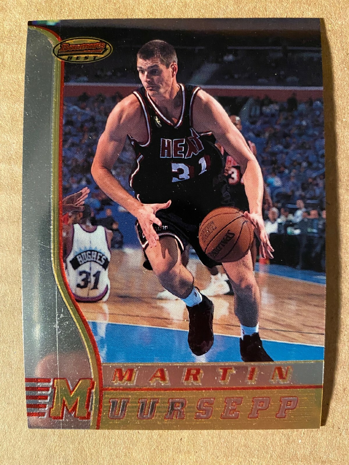 MARTIN MUURSEPP RC 1996-97 Bowman's Best Rookies #R24 - Miami Heat ...