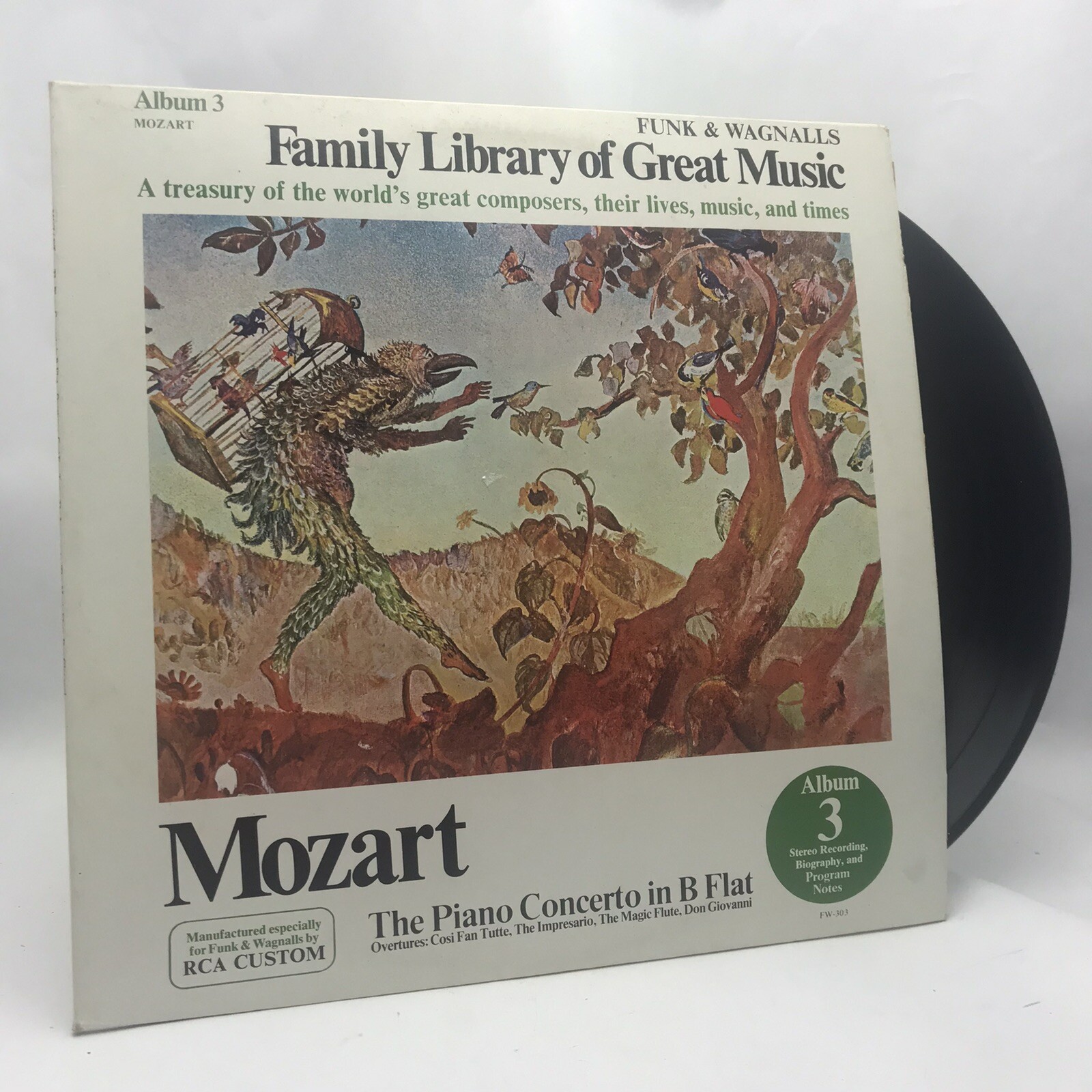 RCA - Mozart 1966 Funk & Wagnalls Family Library of Great Music Vinyl ...