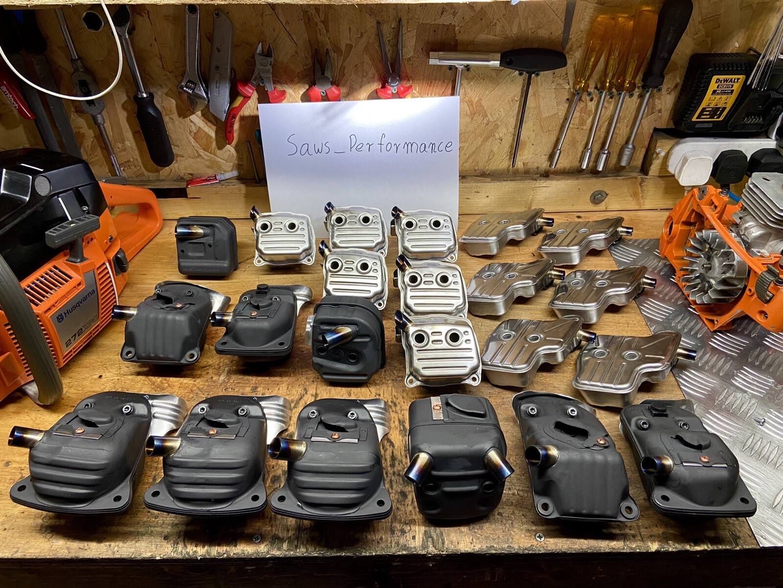 BRAND NEW OEM STIHL MS194T MS 193 194 T PORTED EXHAUST DUAL PORT ...