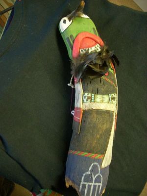 Hopi frog flat doll kachina | eBay