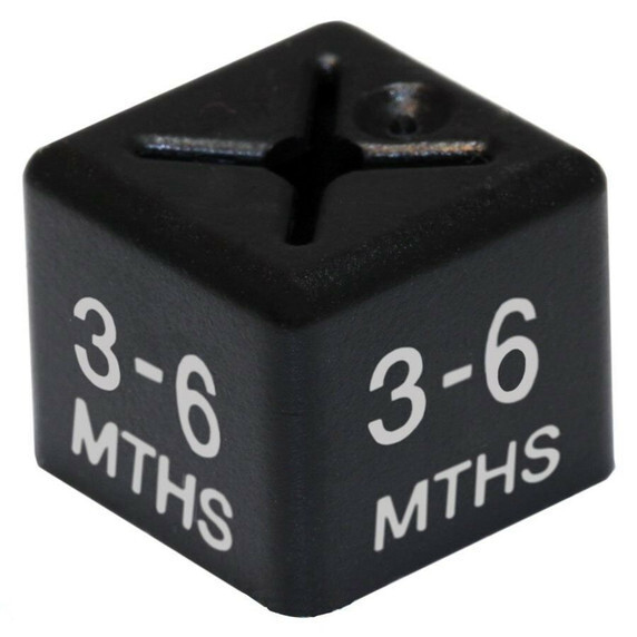 100x Garment Clothes Marker Size Number Color Size Cubes For Hanger ...