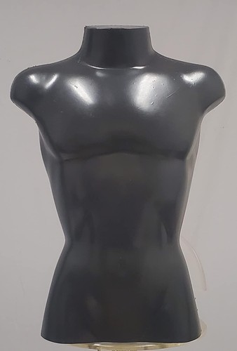 Male Torso Mannequin Form Display Bust 39" Chest, Black Color (#50R05 ...