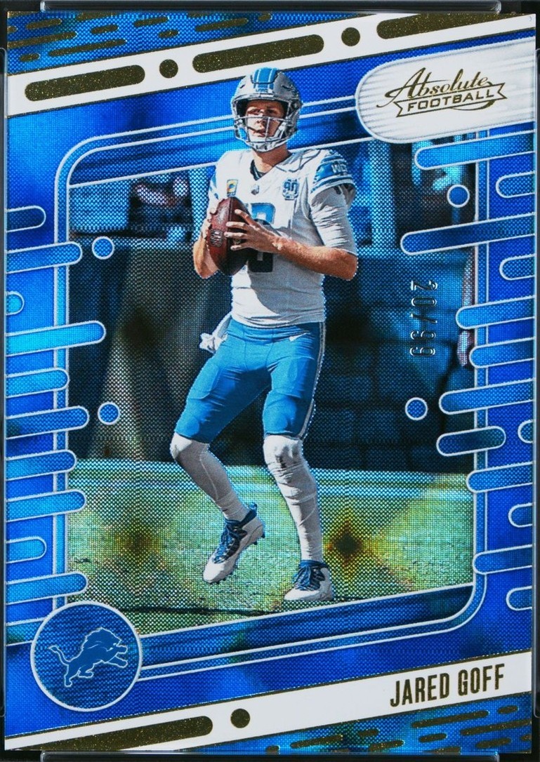 2024 Panini Absolute - Jared Goff #35 Blue Diamonds /99 for sale online ...