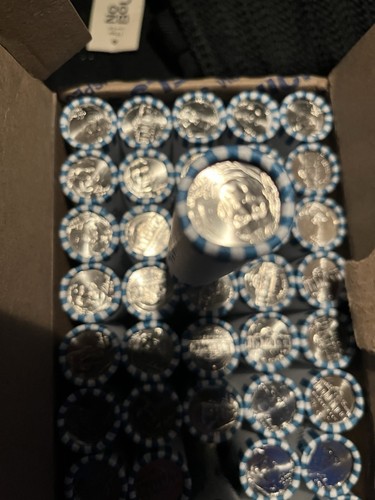 5 2025 D JEFFERSON NICKEL 40 COIN SEALED ROLLS GEM BU ON HAND low mint ...