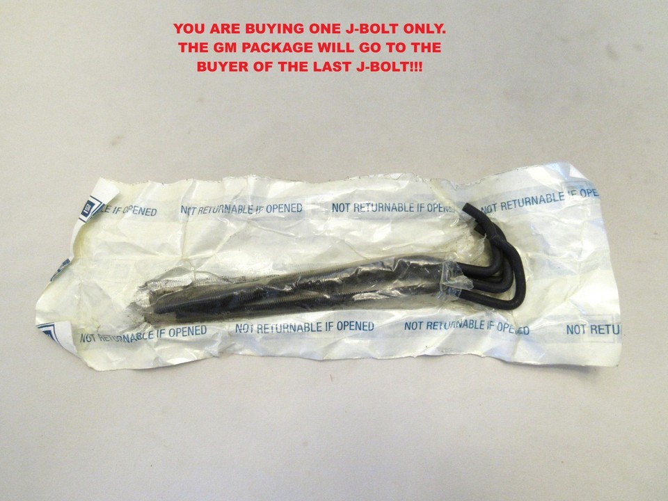 NOS 1965-75 Chevy Pontiac Olds Buick Z28 GTO 442 SS Spare Tire J Bolt ...