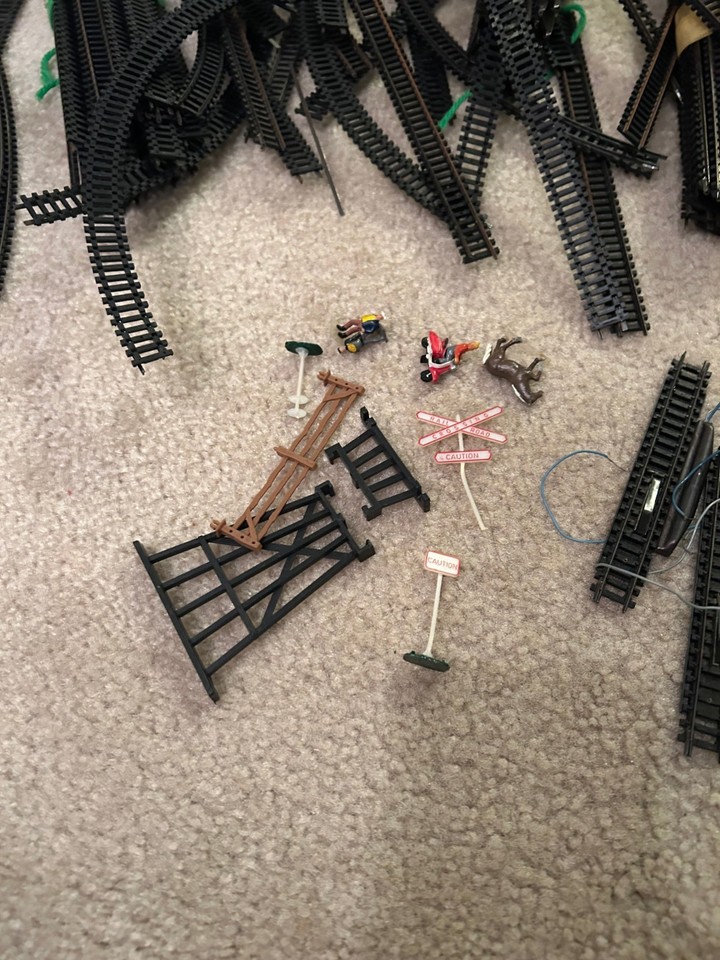 N Scale Atlas Model Train Track Lot 200+ Assorted Pieces Vintage | eBay