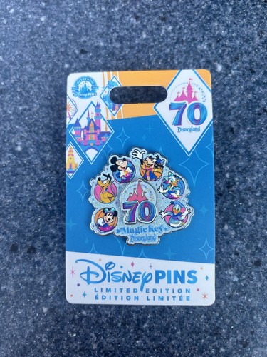 2025 Disneyland 70th Anniversary Magic Key LE Pin Mickey and Friends | eBay