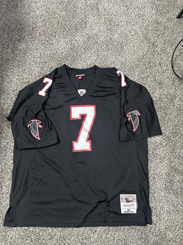 Atlanta Falcons Michael Vick #7 Mitchell & Ness Black 2002 NFL Legacy ...