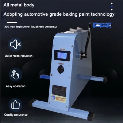 Portable Pedal Generator Outdoor Foot-Operated Generator Rehabilitation ...