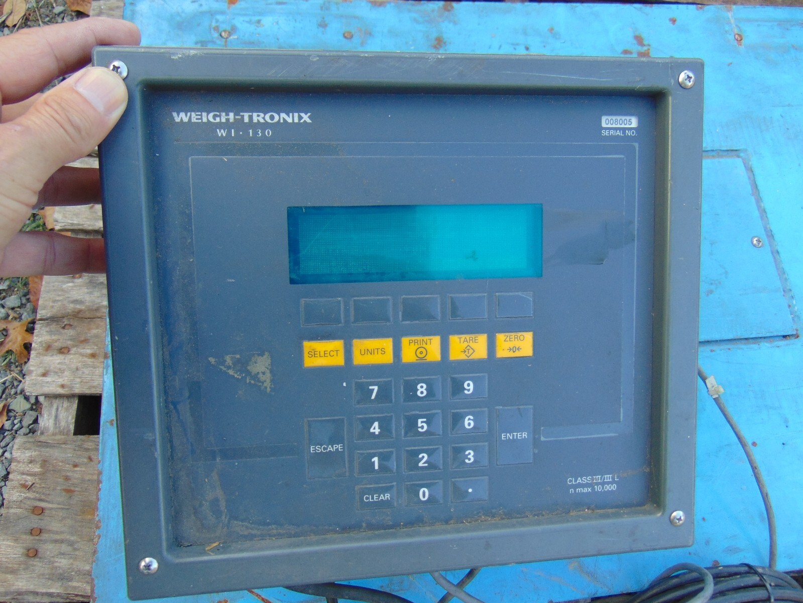 Avery WEIGH TRONIX 24" X 36" 500 LB Scale Digital Industrial Scale WI-130 10,000 | eBay