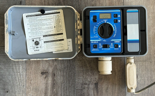 IRRITROL RAIN DIAL RD-R600R PROGRAMABLE SPRINKLER CONTROLLER 6 STATION ...