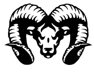 Ram Hood Decal , Red Vinyl Ram Sticker, Stripes Truck Compatible With ...
