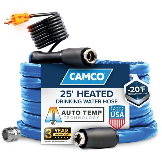 NEW 25 ft Heated Drinking Water Hose with Energy Saving Thermostat ...