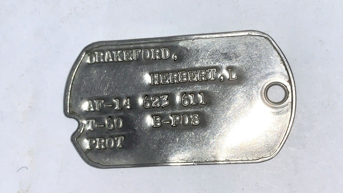 Official Air Force Dog Tags