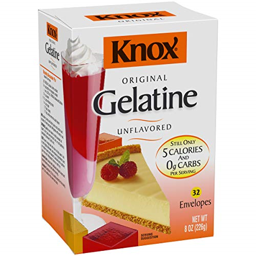 Knox Unflavored Gelatin Packets, 32 Count, Perfect for Jello and ...