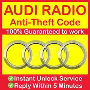 Where to find audi radio code - goostashok