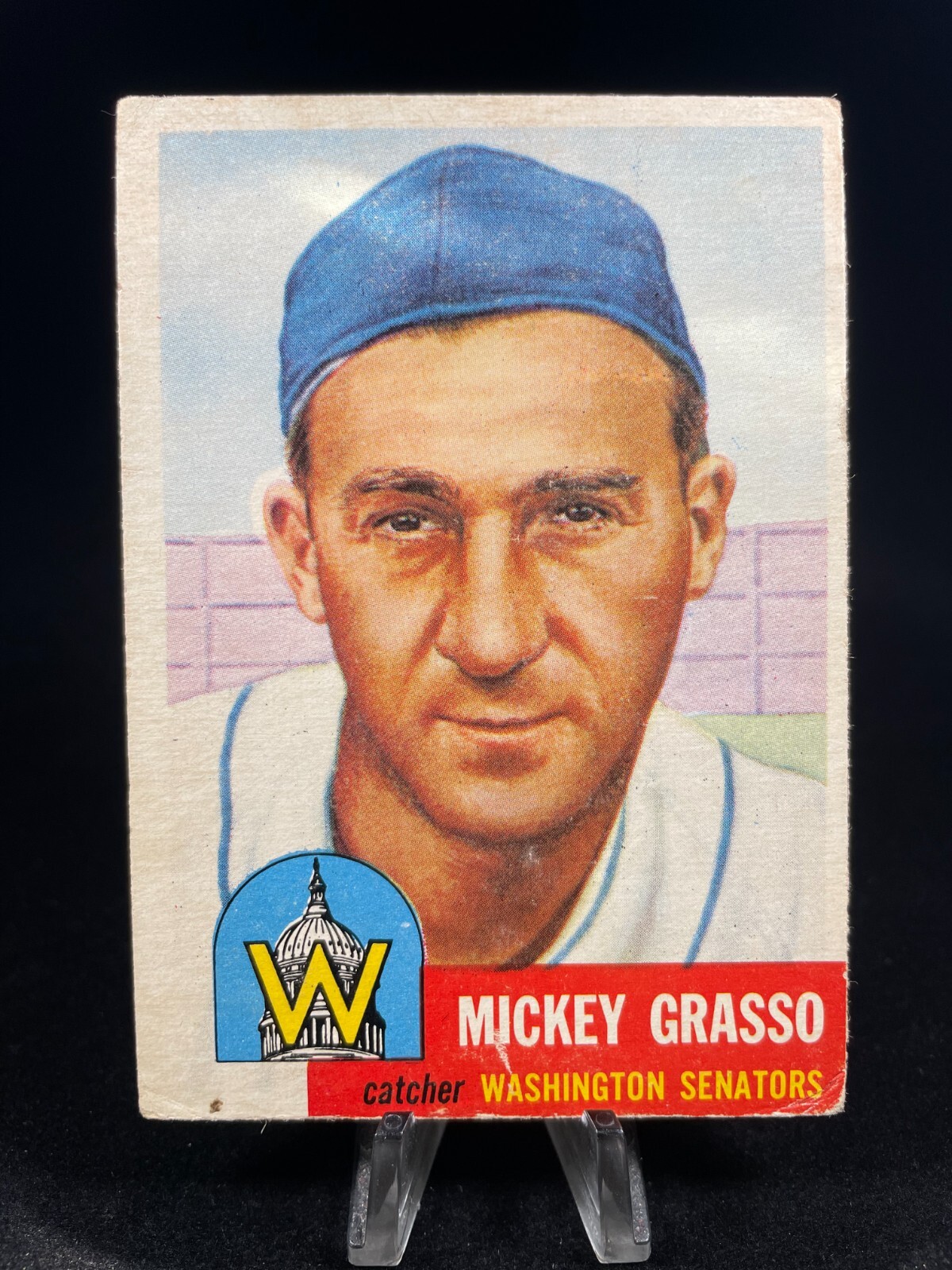 1953 Topps Baseball Mickey Grasso #148 Washington Senators | eBay