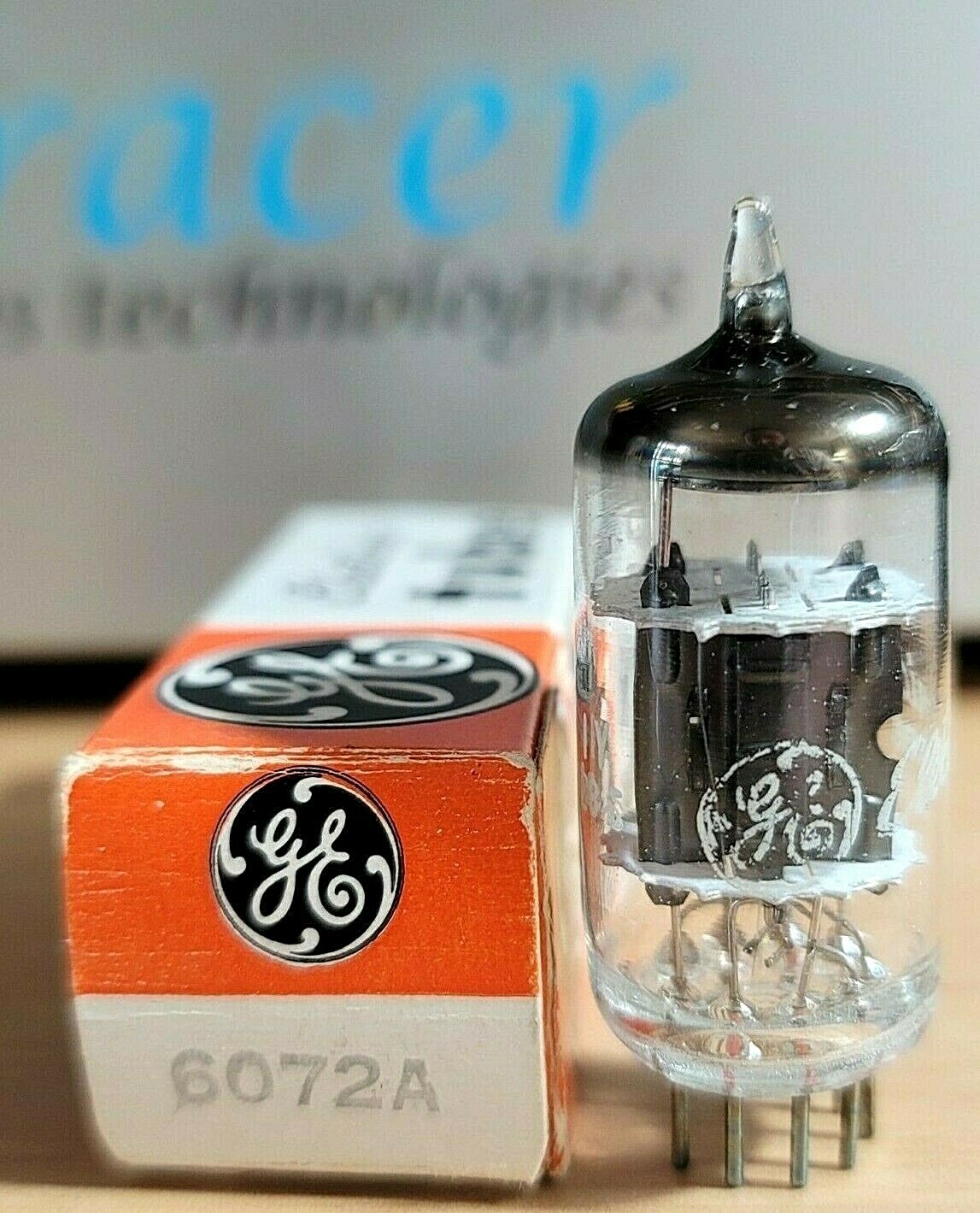 6072A GE GENERAL ELECTRIC 6072 12AY7 BLACK PLATE TUBE NOS NIB *eTRACER ...