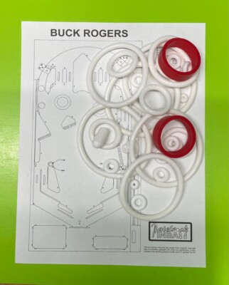 Gottlieb Buck Rogers pinball SILICONE / RUBBER ring kit | eBay