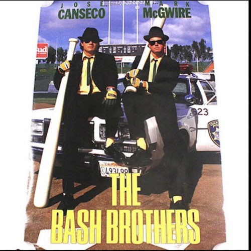 Vintage 1988 Jose Canseco Mark McGwire Bash Brothers Costacos Poster ...
