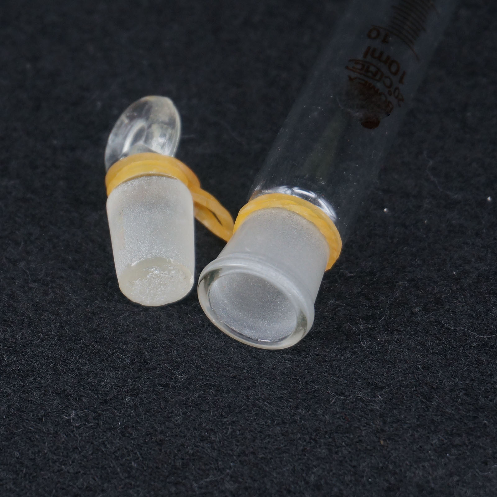 5-100ml Lab Glass Conical Bottom Centrifuge Tube Scaled With Stopper ...