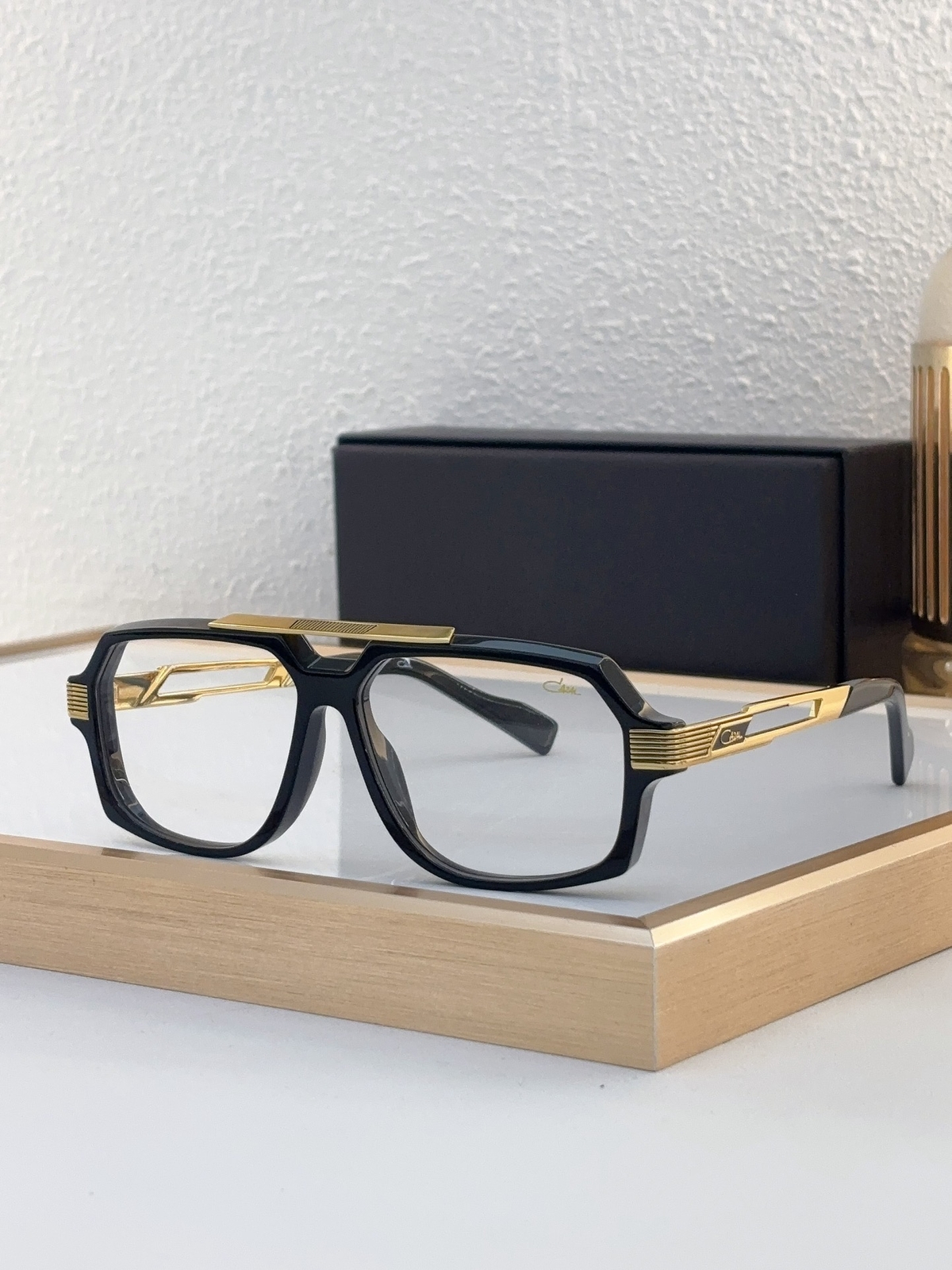 Cazal MOD 6034 UV400 Sunglasses Unisex 57 16-145 Gold Gray Frame Blue ...