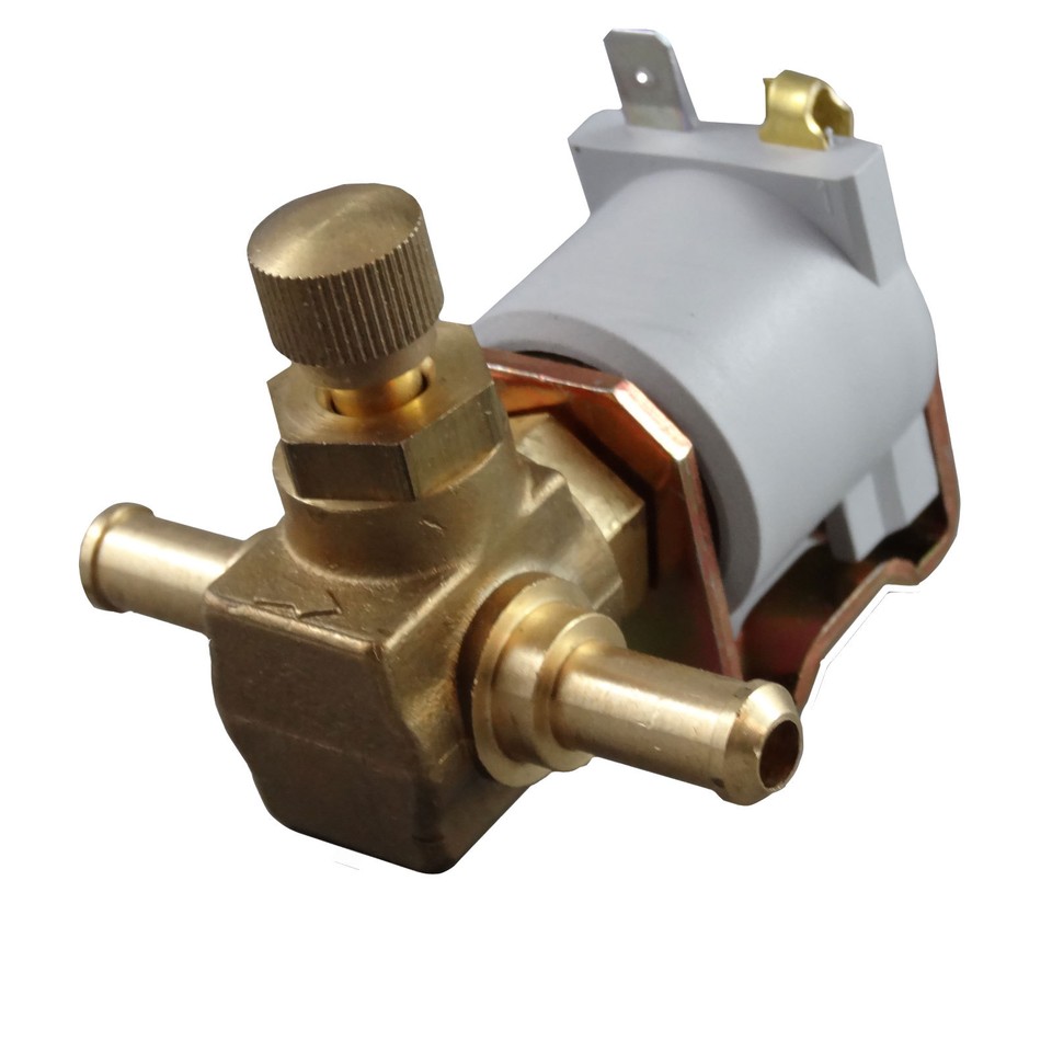 Inline Petrol Fuel Lock Off Solenoid Valve With Manual Opening Tap | eBay