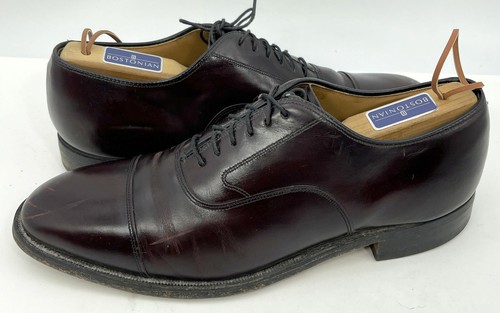 Johnston & Murphy Optima Men's Shoes Sz 9 E Burgundy Leather Oxford ...